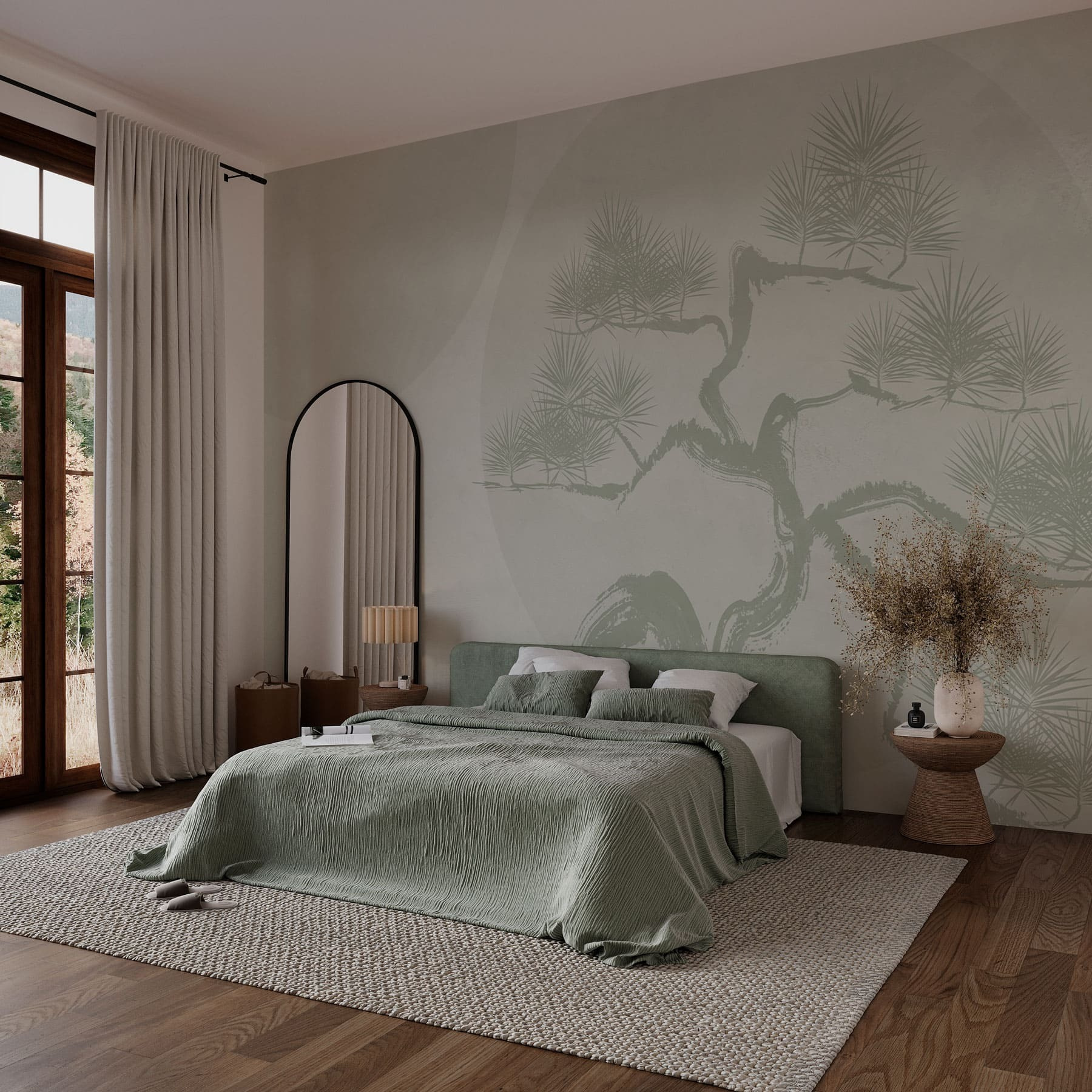 Wall murals Tree with many branches : w08556v2 - Tapeko.us