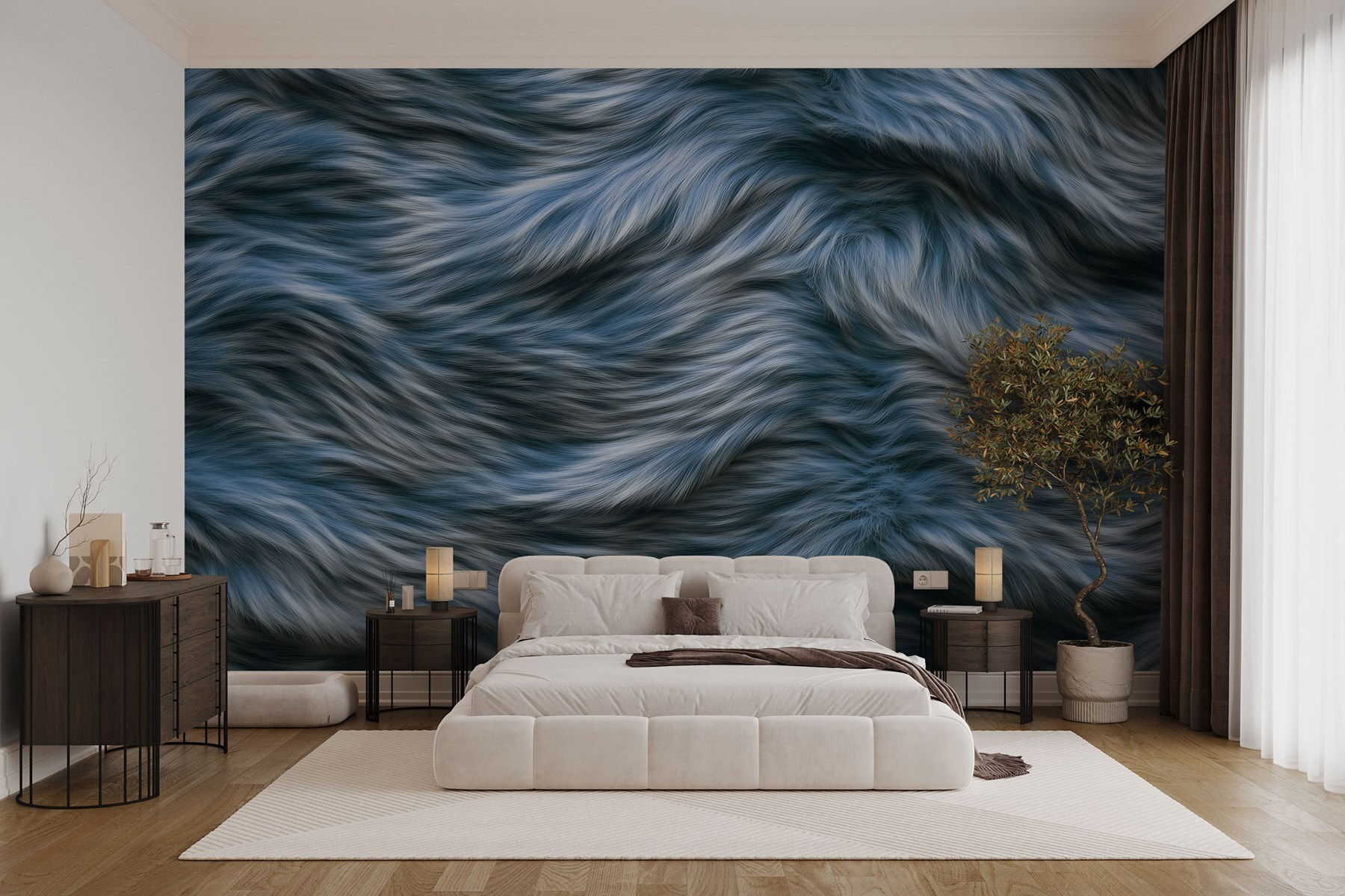 Wall murals Flowing textures in soft colors : w02687v3 - Tapeko.us