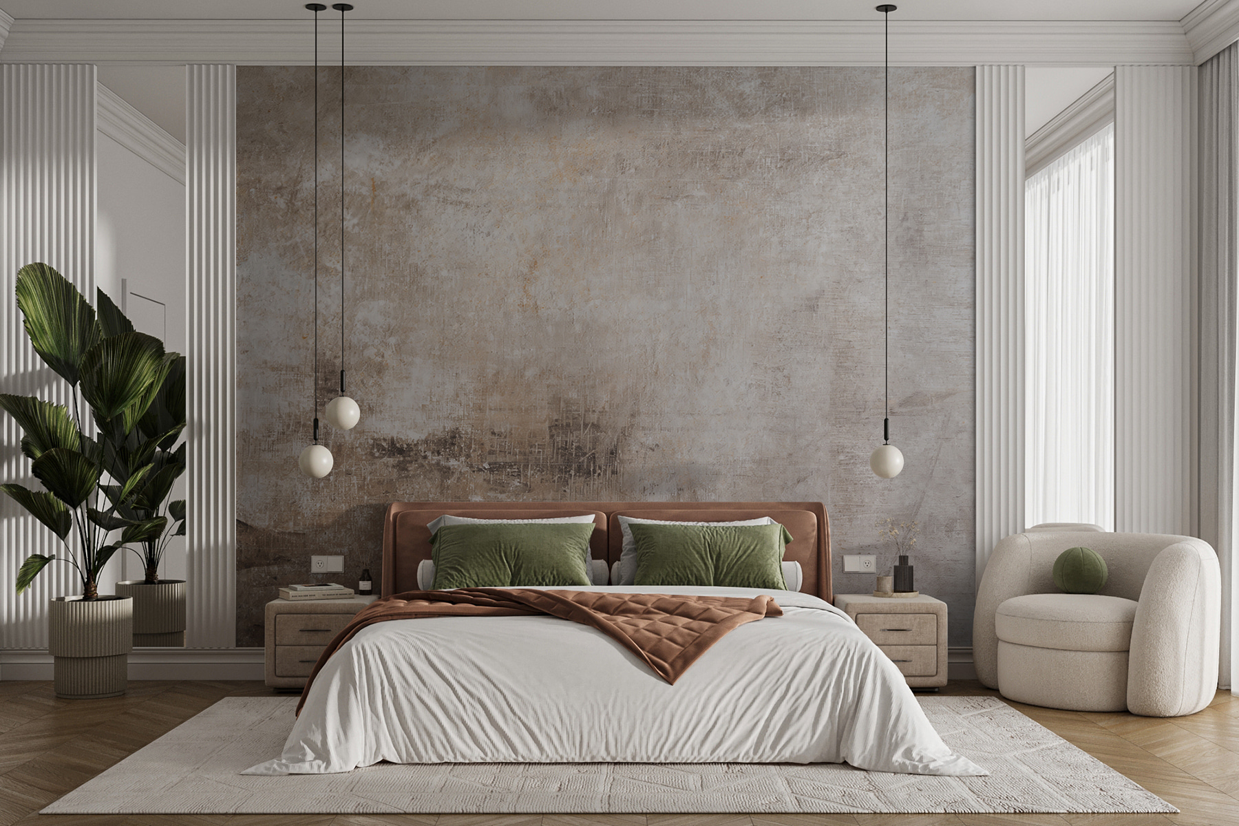 Wall murals Textured surface with soft, muted tones. : u47663v1 - Tapeko.us
